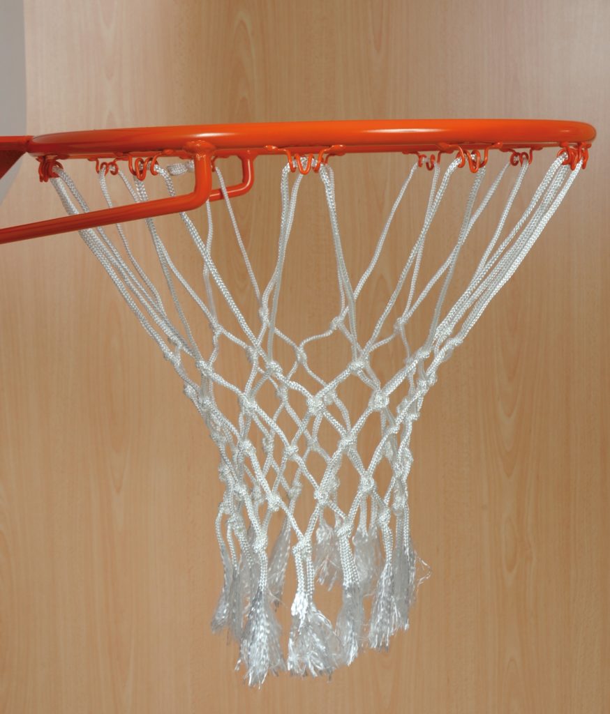 Filets basket hte competition nylon 6mm avec franges - Marty sports